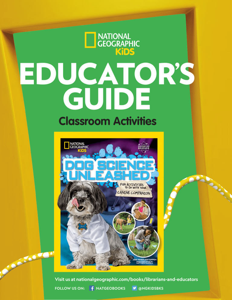 Dog Science Educator's Guide: Classroom Activities