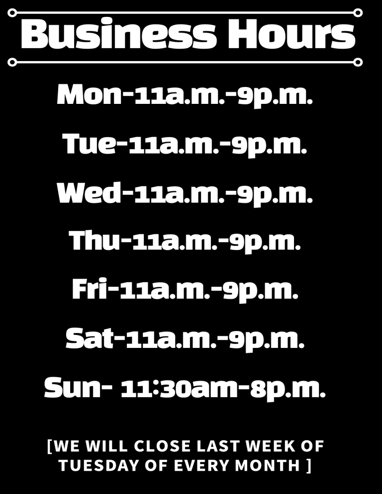 Business Hours Business Hours