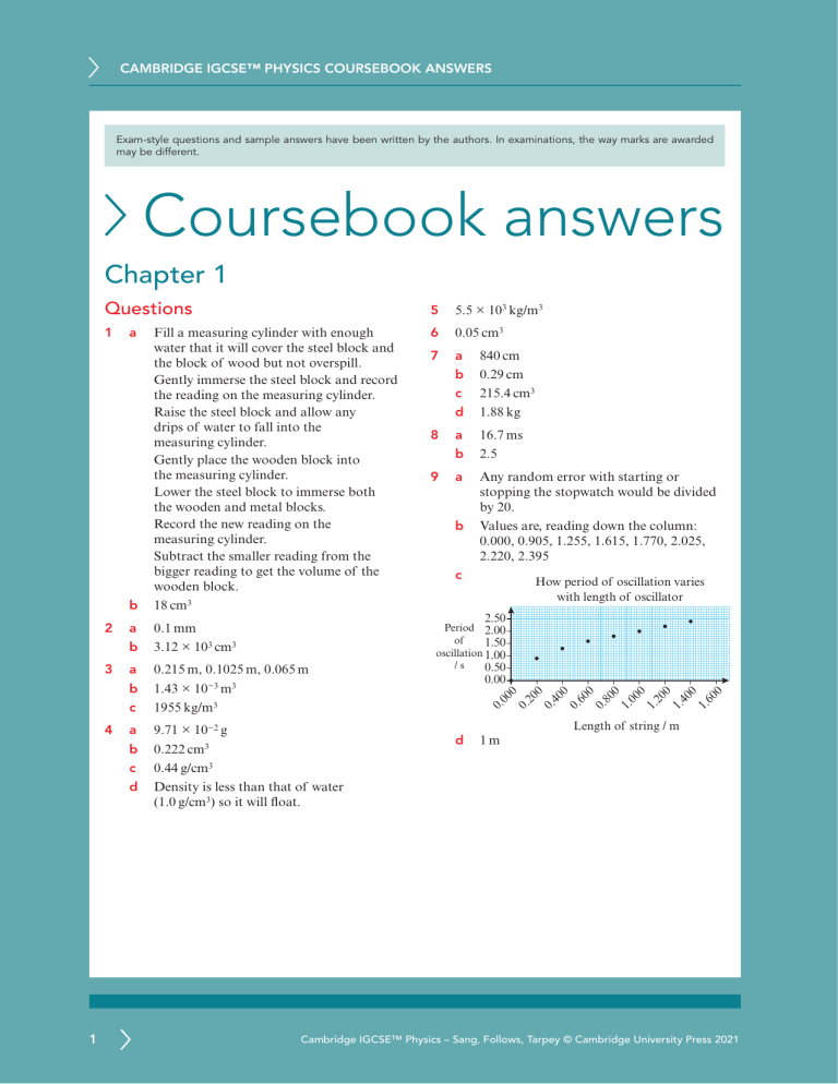 Igcse Physics 3ed Tr Coursebook Answers 1 