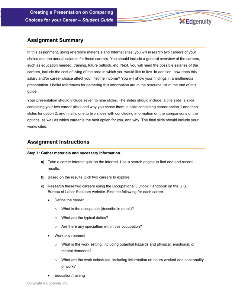 Student Guide Careers Salaries And Lifetime Income