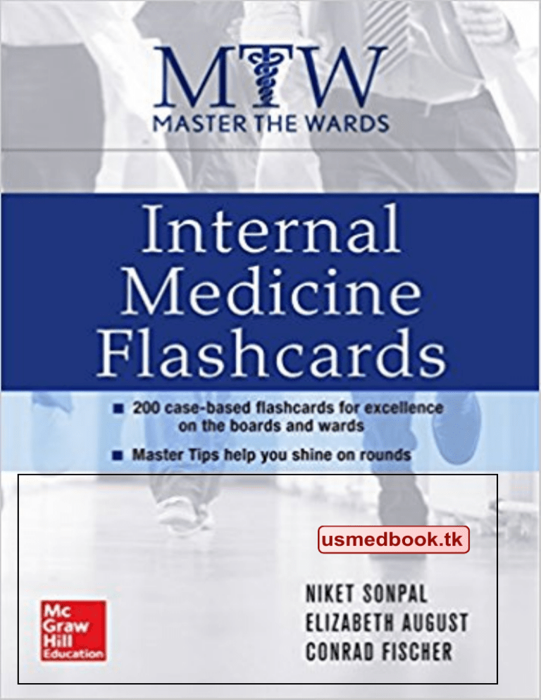Conrad Fischer-Internal Medicine Flashcards-McGraw-Hill
