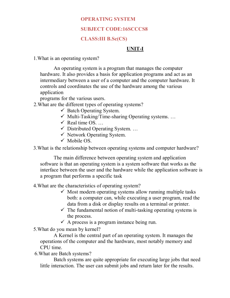 Operating System Pdf 1 