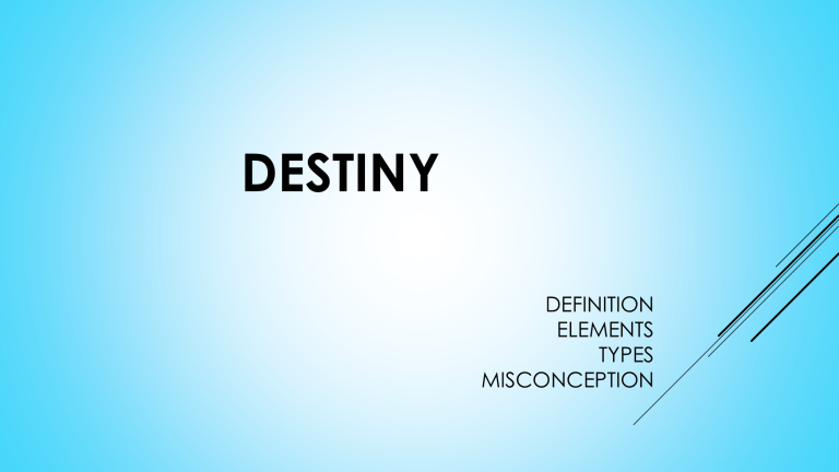 اسلام میں تقدیر: تعریف، عناصر اور اقسام