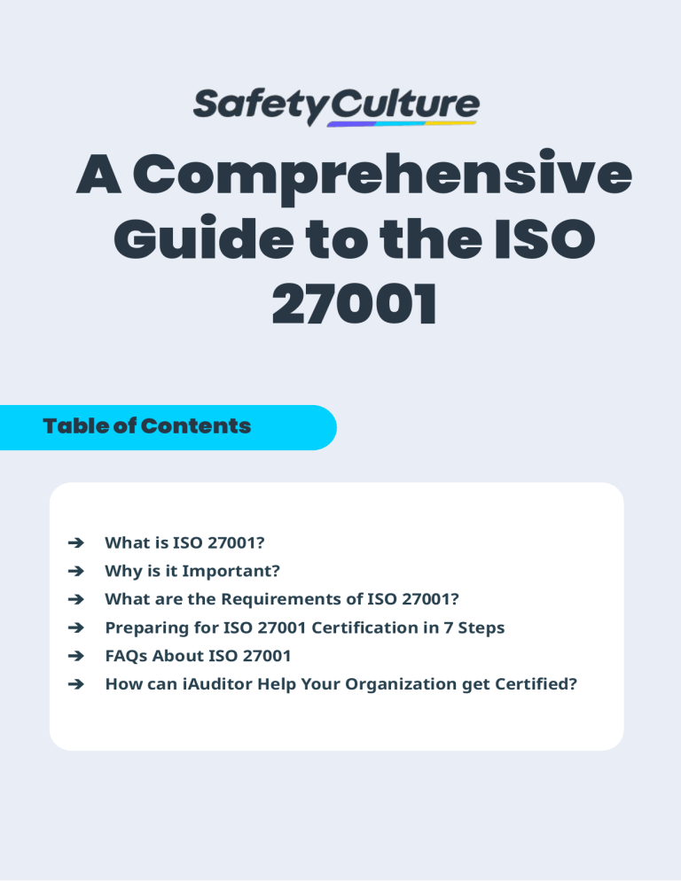 ISO 27001 Guide: Information Security Management Systems