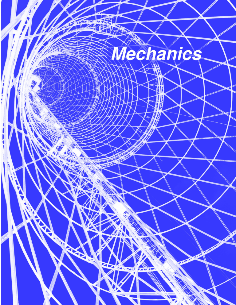 Mechanics Textbook: Motion, Forces, and Energy