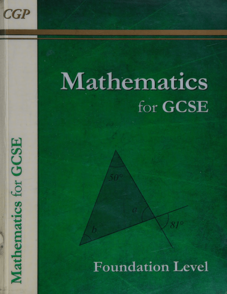 GCSE Maths Textbook: Arithmetic, Algebra, Geometry
