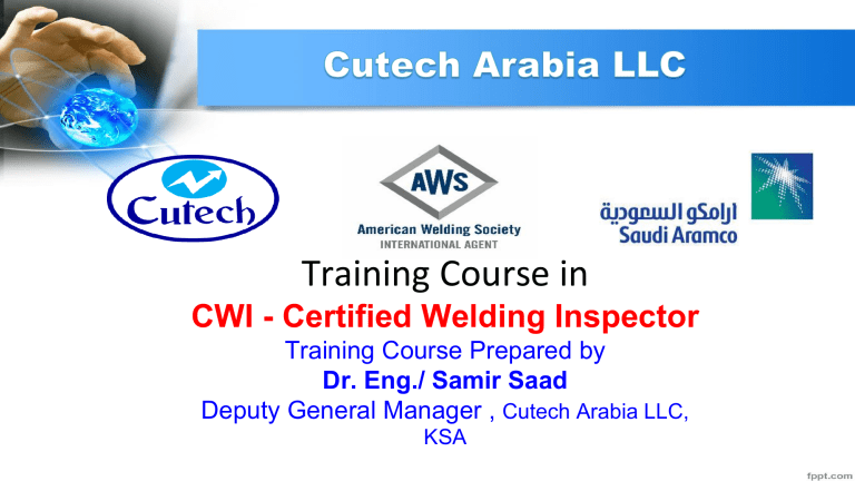 CWI Certified Welding Inspector Training Course Overview
