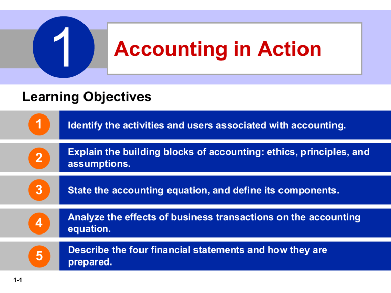 Accounting in Action: Principles & Financial Statements