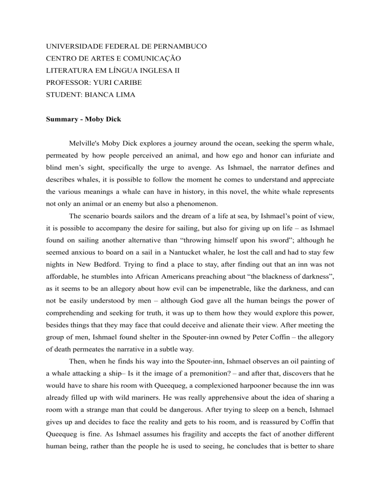 Moby Dick Summary Themes Characters And Plot Overview