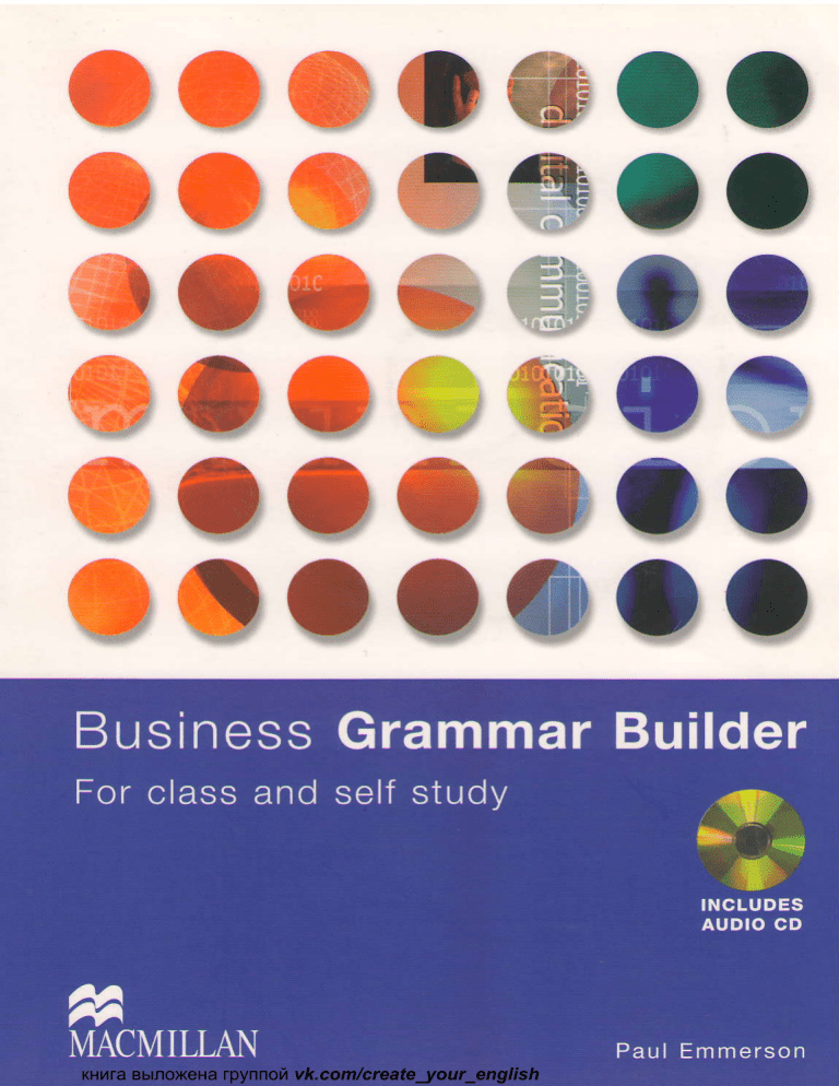 Business Grammar Builder Coursebook