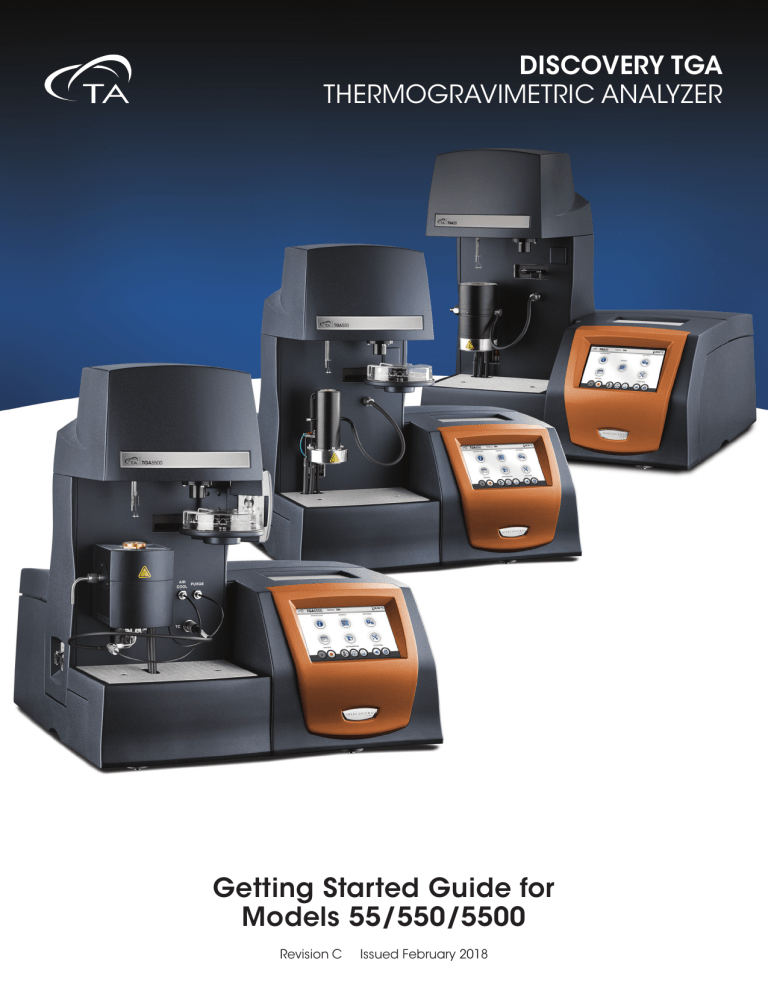 Discovery TGA Getting Started Guide: Models 55/550/5500