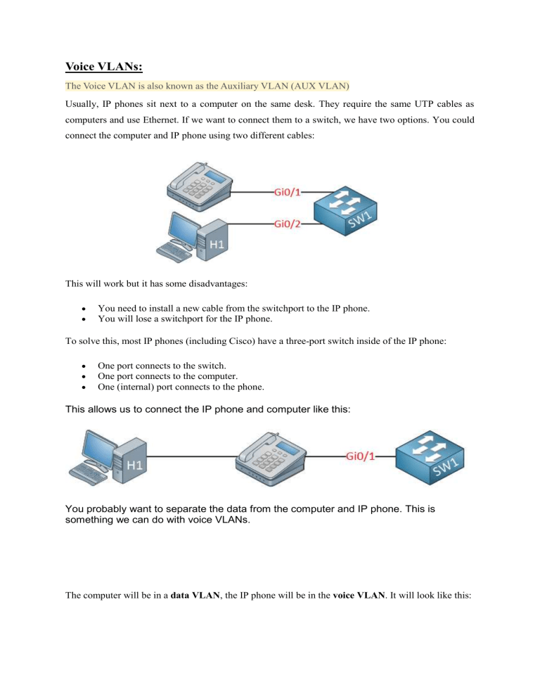 Configure Voice VLANs: A Networking Lesson