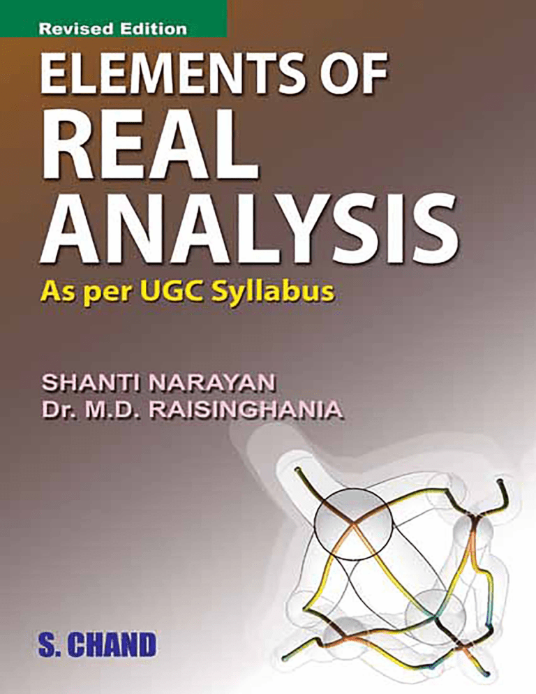 Elements of Real Analysis Textbook