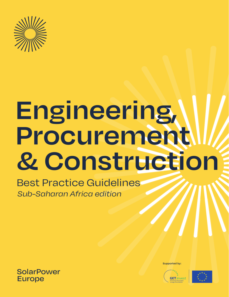 EPC Best Practice Guidelines: Sub-Saharan Africa Edition