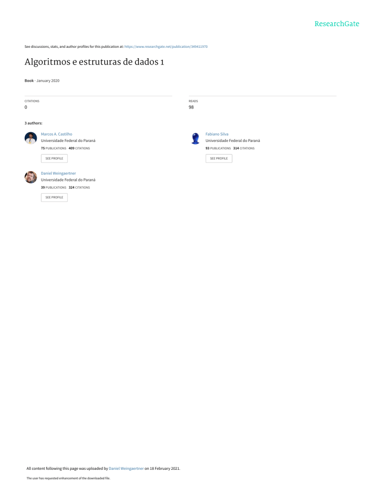 Algoritmos e Estruturas de Dados 1