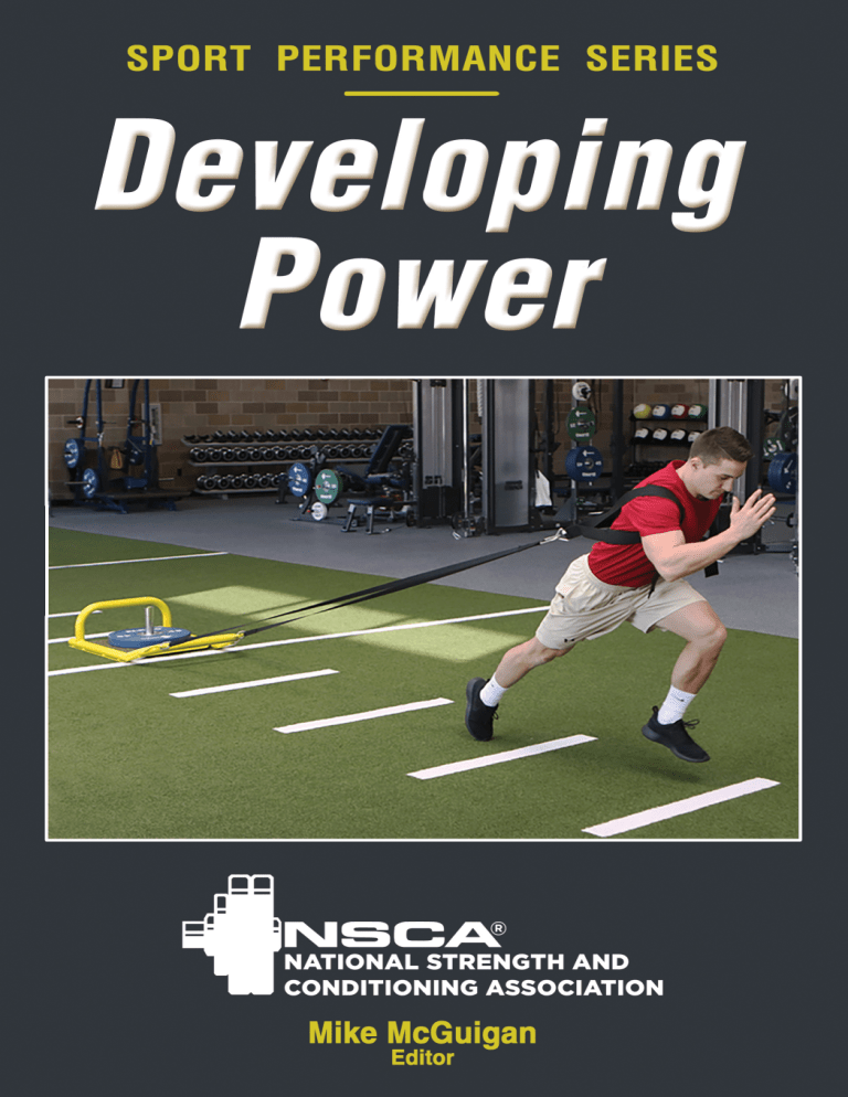 Developing Power: NSCA Strength & Conditioning Guide