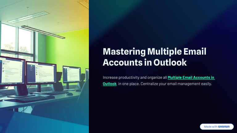 Mastering Multiple Email Accounts in Outlook