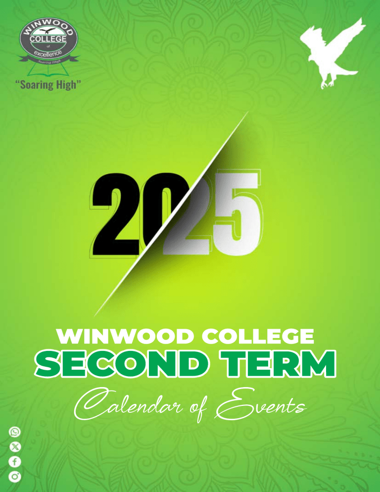 Winwood College Term 2 2025: Important Dates & Events Calendar