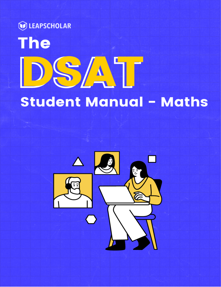 DSAT Math Student Manual: Strategies & Practice
